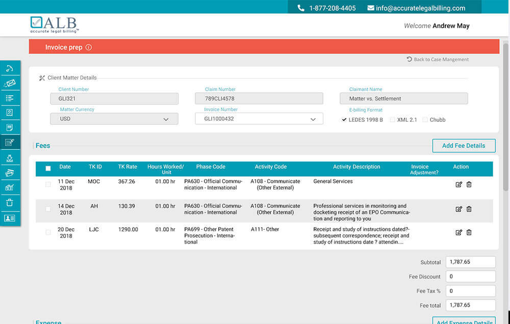 Accurate Legal Billing | eBilling Software | Billing Guidelines ...